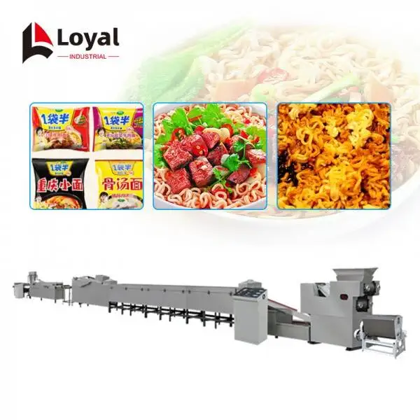 BIG INDUSTRY AUTOMATIC INSTANT NOODLES MAKING MACHINE / PROCESSING LINE