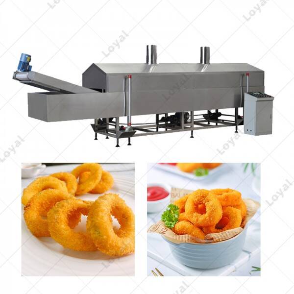 Hot Sale Automatic Onion Fryer Machine Fried Variety Onion Belt Fryer ...