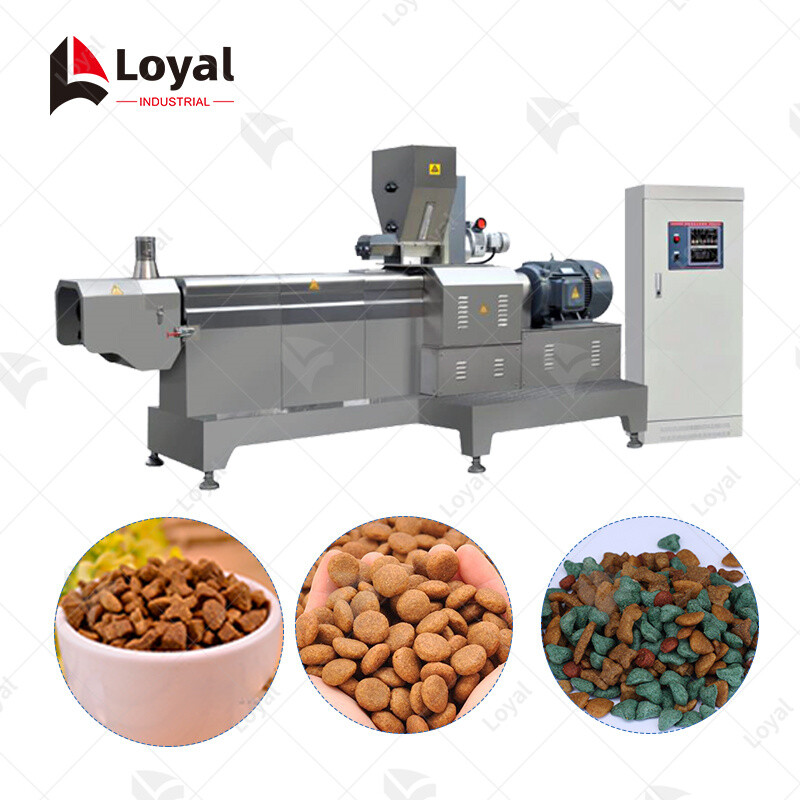 Fully Automatic Pet Food Making Machines For Industrial Use！ - Shandong ...